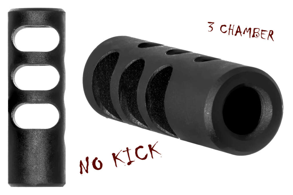 Toxic .308/300 AAC BO 3 Chamber Muzzle Brake - ARDADDY