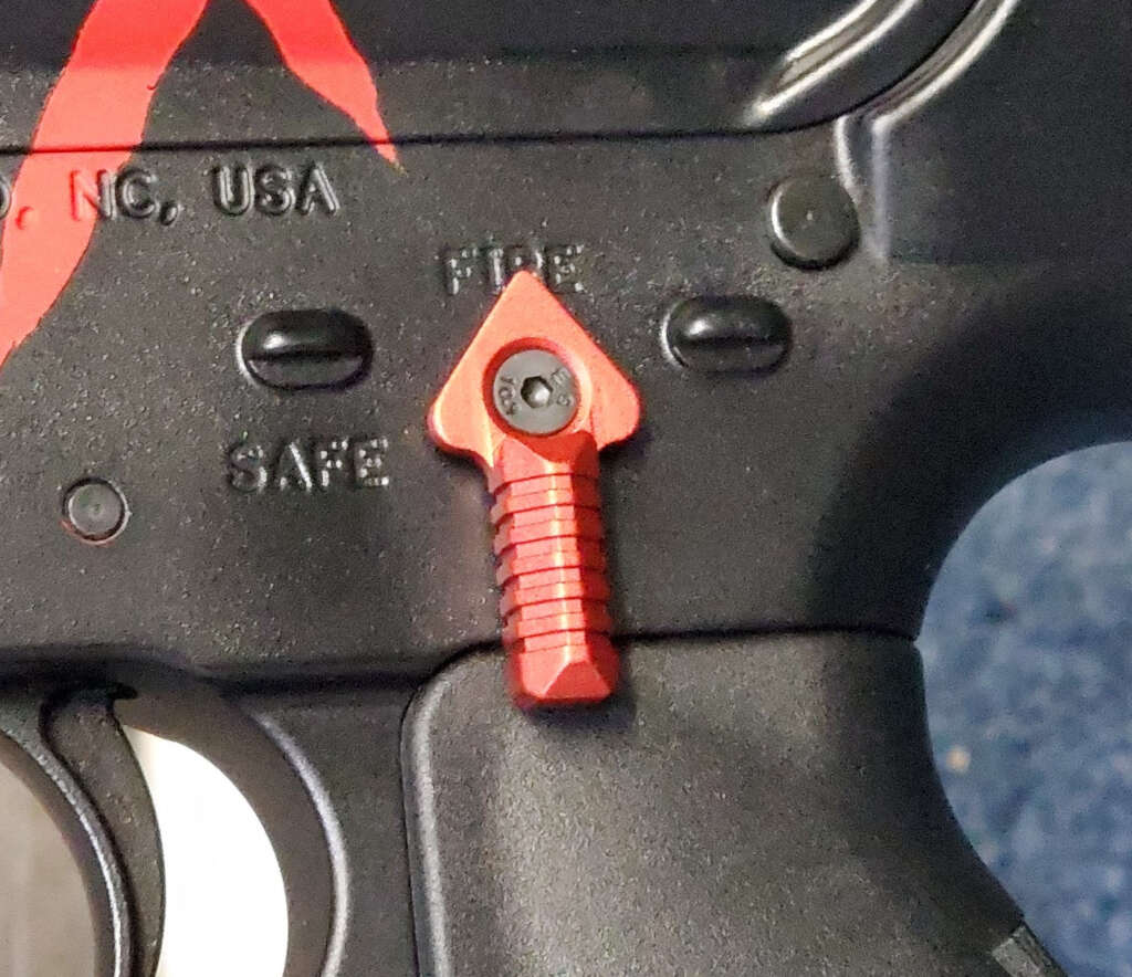 RED Safety Selector Enhanced Ambidextrous AR15 Anodized - ARDADDY