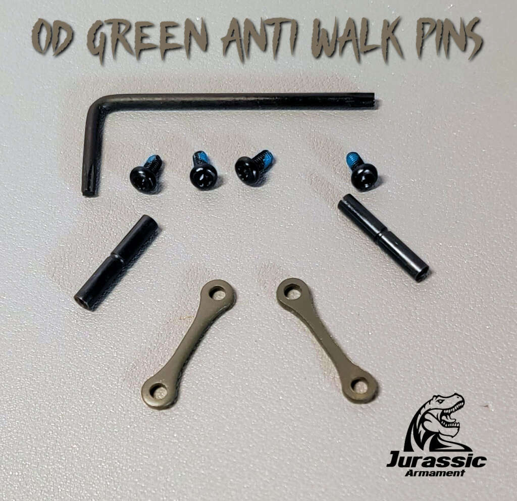Magpul OD Green Anti Walk Pin set for AR15 ANTI-ROTATIONAL Trigger ...